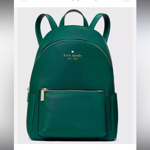 kate spade | Bags | New Kate Spade Leila Medium Dome Deep Jade Backpack ...